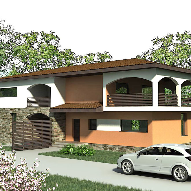 Proiect casa de 430 mp « Proiectul Casei .ro